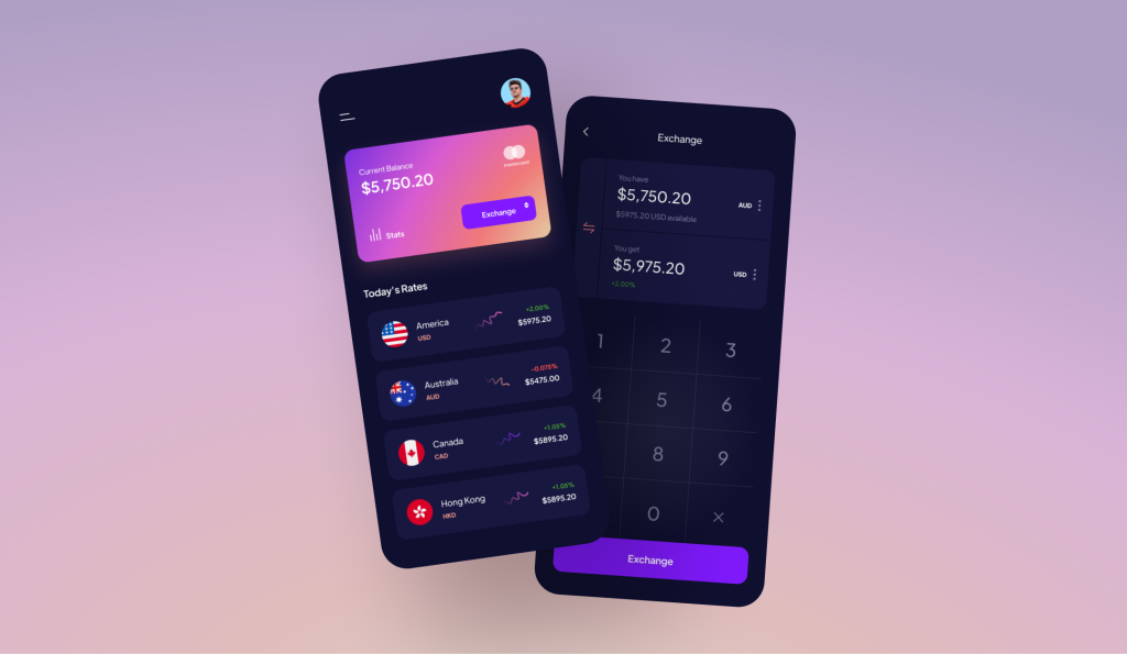 UI Challenge 10 – Currency Exchange App UI by RH – Flutter 4 Fun